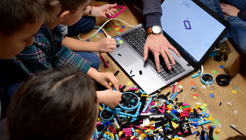 NETCONOMY and kids finding fun in coding with LEGOs | Netconomy